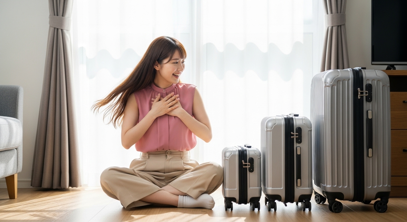 ホテル暮らしの荷物と持ち物リスト完全ガイド｜スーツケースサイズの選び方 | Warimizu.com